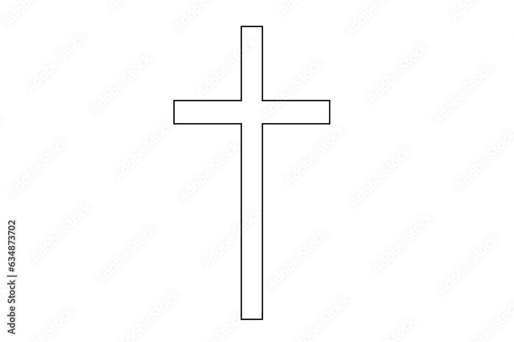 Digital png illustration of catholic symbol on transparent background ...