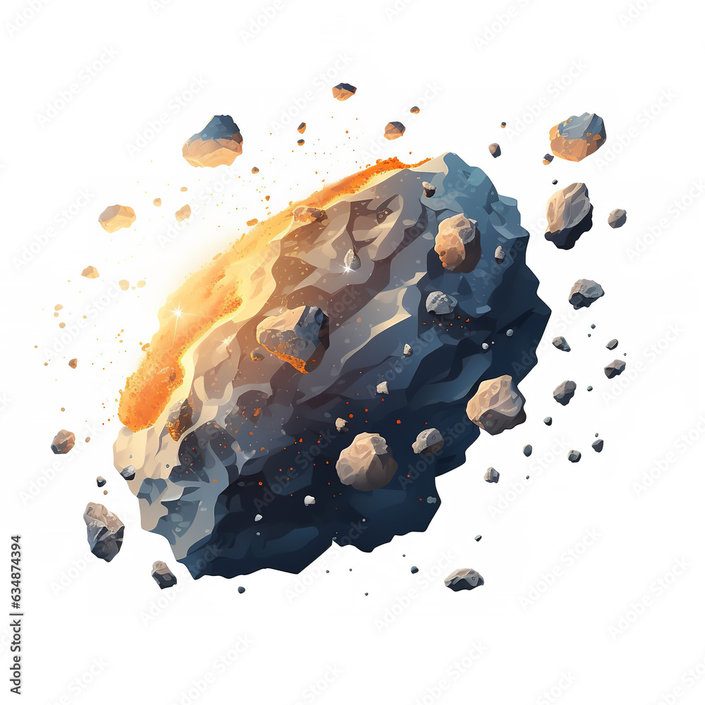 hd quality asteroid planet clipart illustration vector cosmic galaxy ...