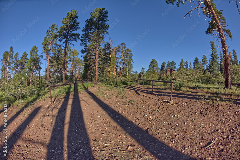 Uncle Jim Trail Rest Stop Grand Canyon Stock Photo | Adobe Stock