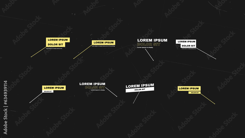 Minimal Call - Outs Stock Template | Adobe Stock
