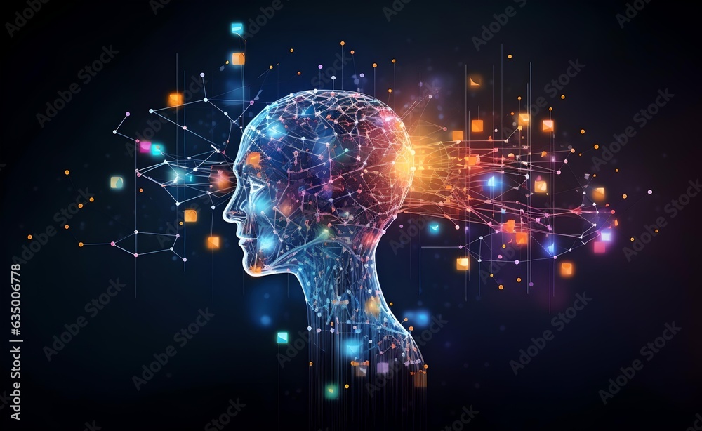 Machine learning reaction and ai artificial intelligence. Big data and ...