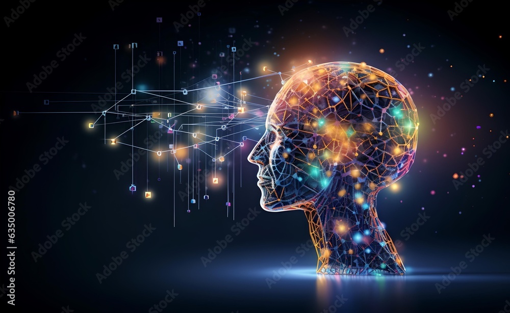 Machine learning reaction and ai artificial intelligence. Big data and ...