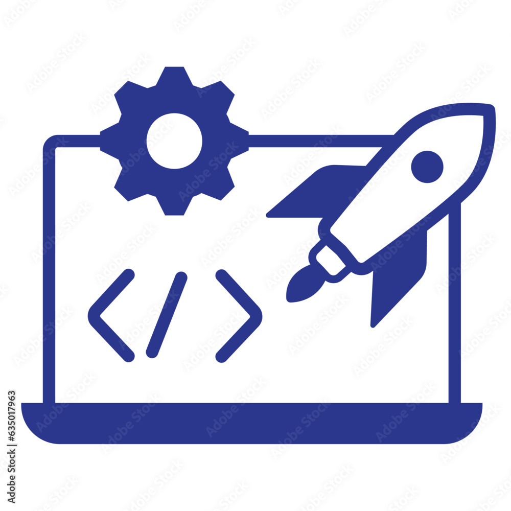 code deployment vector illustration, code launching vector illustration ... code deployment vector illustration, code launching vector illustration ...