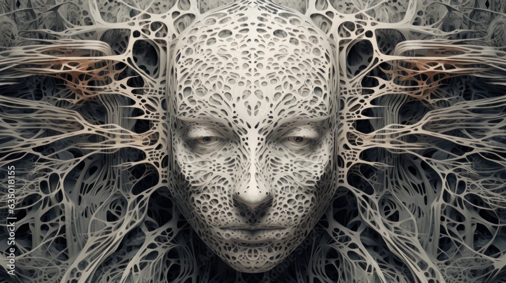 Neural Networks Unveiled: Intricate patterns resembling neural networks ...