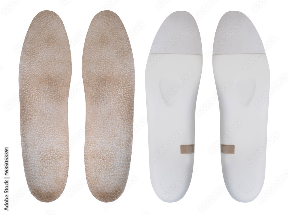 leather natural orthopedic insoles with arch support, special products ...