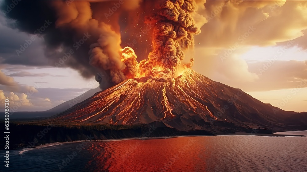 Captivating images of volcanic eruptions, showcasing the raw power and ...