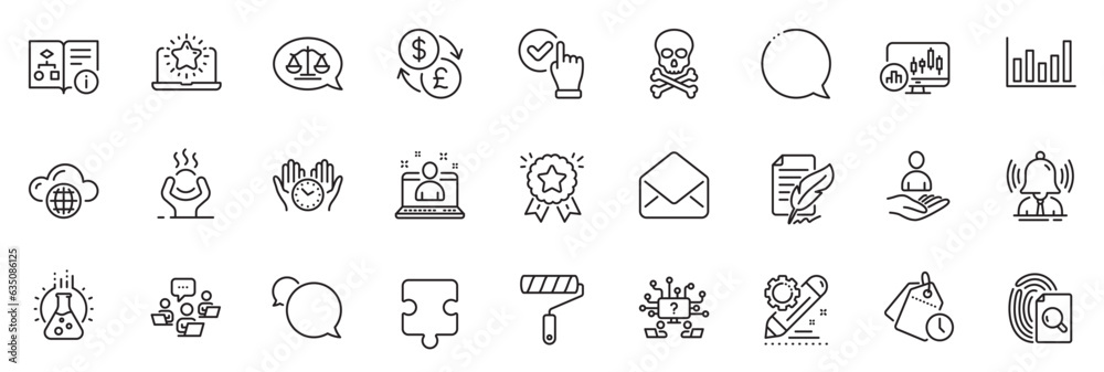 Vecteur Stock Icons pack as Teamwork, Checkbox and Difficult stress ...