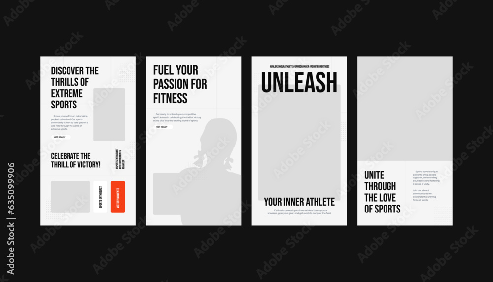 Sport Gym Fitness Promotion Set, featuring Standee, Roll-Up, Vertical ...