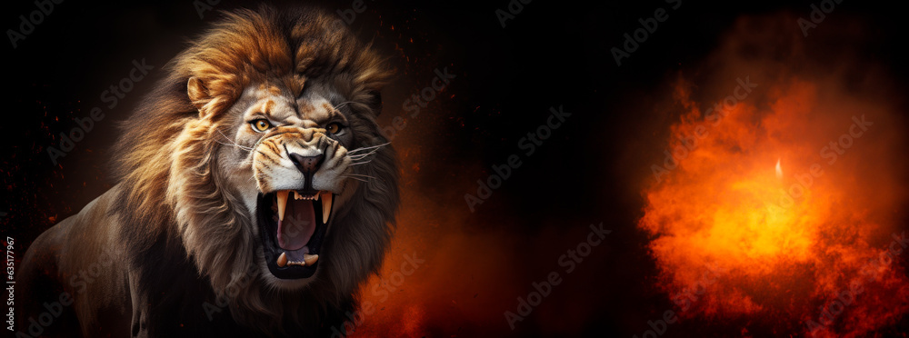 Majestic Lion of Judah: Jesus as the Fiery King, Reigning with Power ...