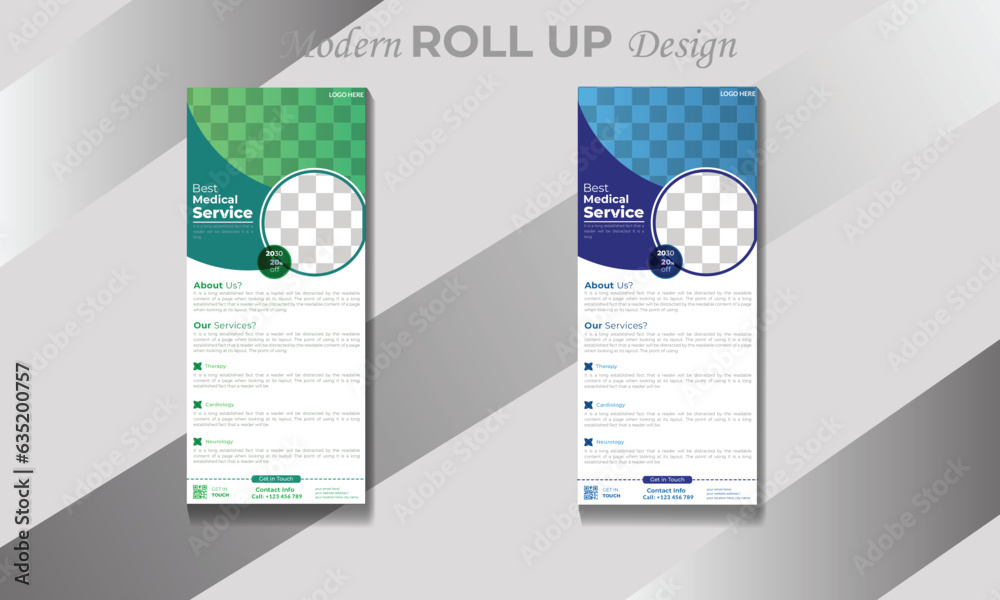 Vectors roll up banner template. Business banner layout. stand out ...
