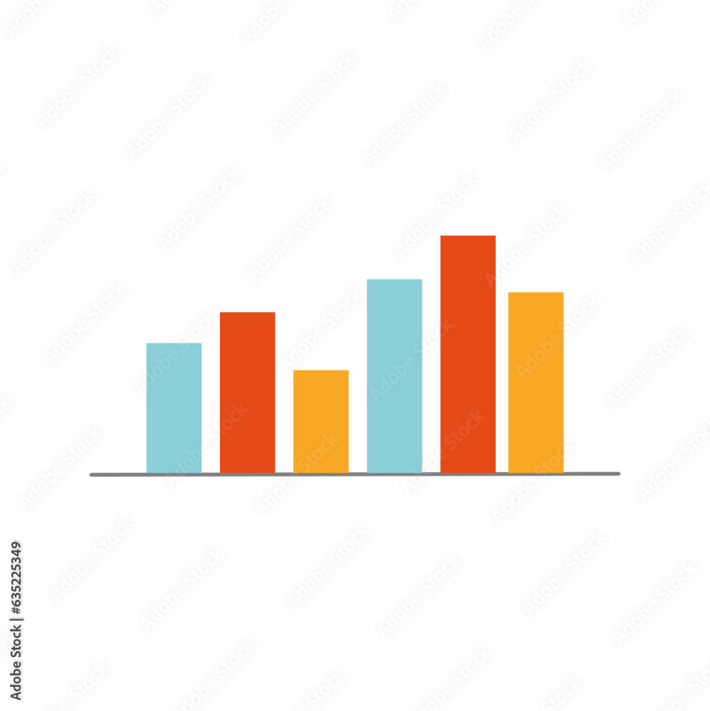 Economy chart form elements of analysis data, pie charts and graphics ...