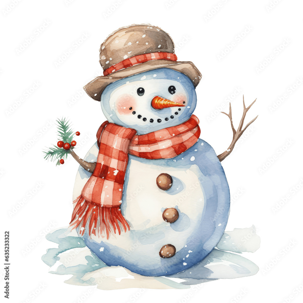 Snowmen Clipart, High Quality PNG 5000 x 5000 px 300 DPI, Christmas ...