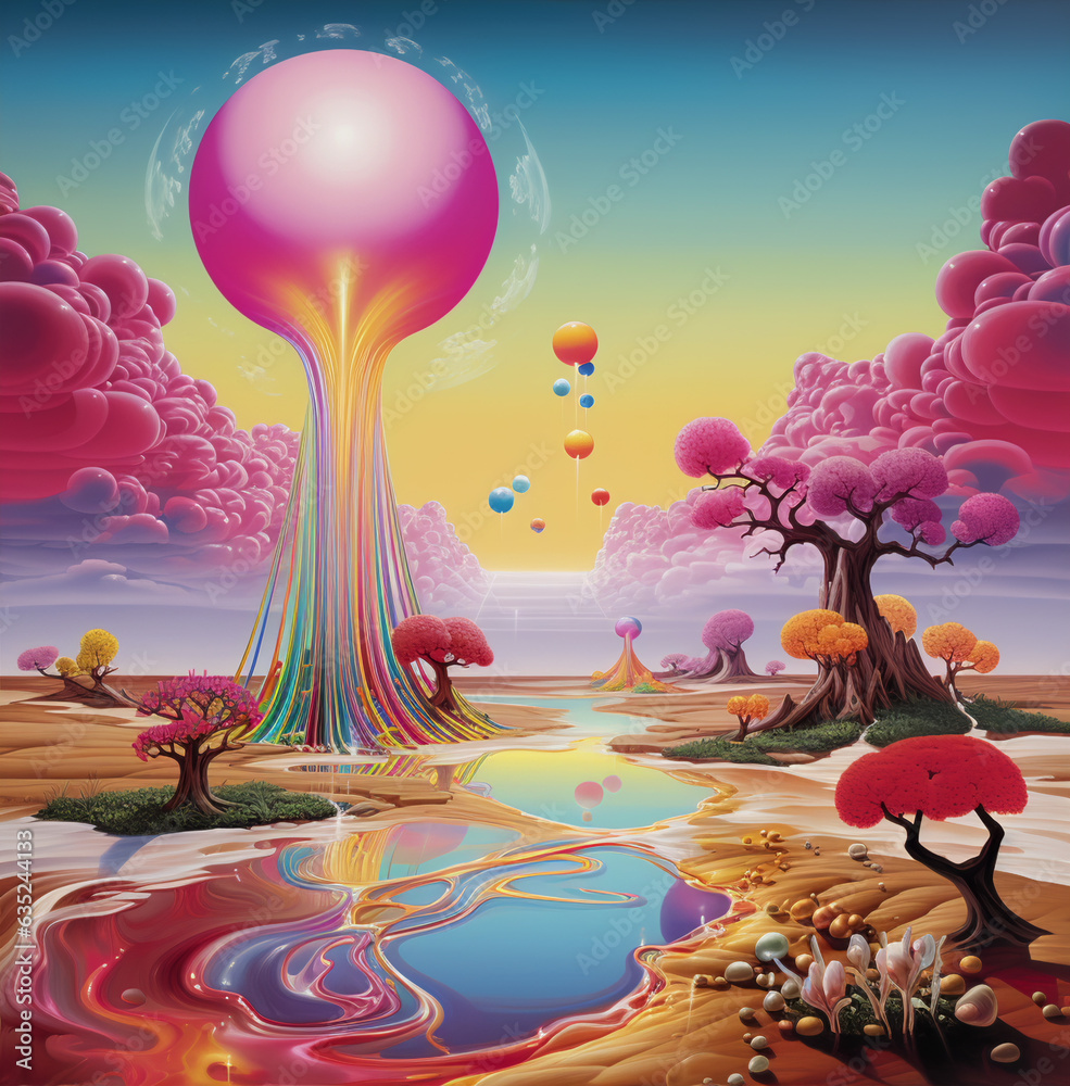 Generative AI illustration depicts the power of stillness and mental ...