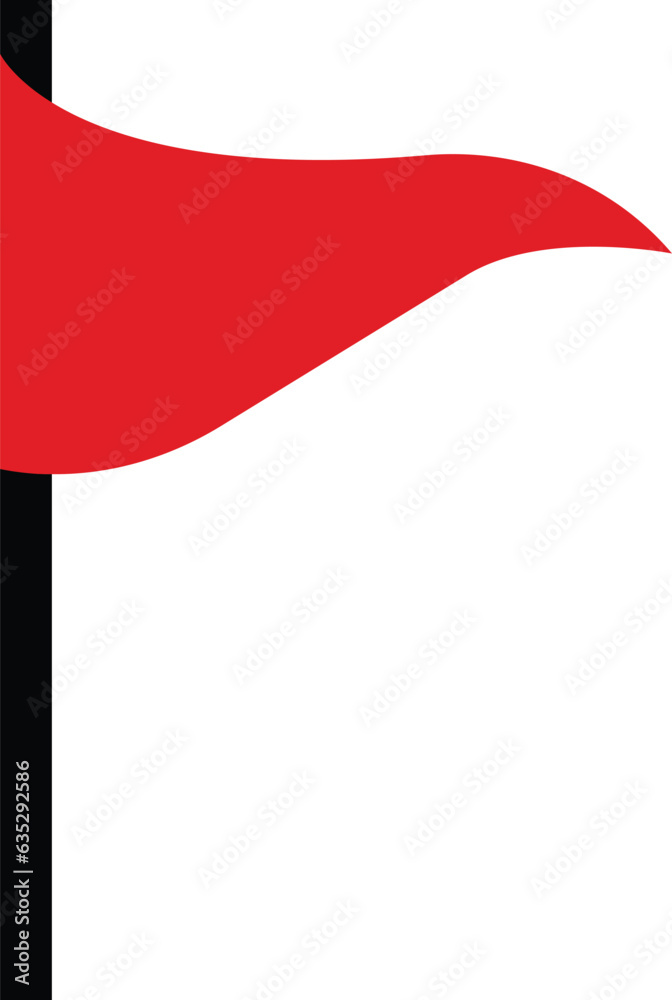 Red flag icons. Concept of pointer, tag and important sign. icons ...