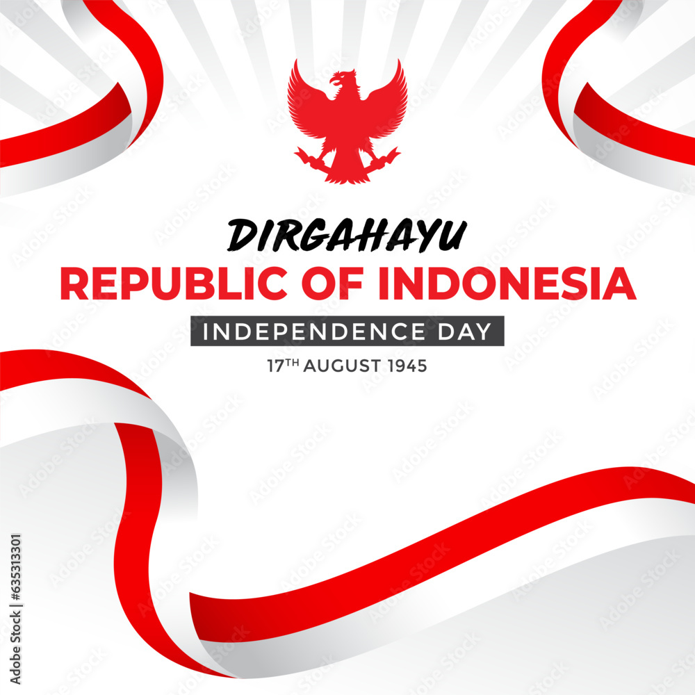 Bendera Merah Putih Indonesia or Bingkai Bendera Merah Putih and ...