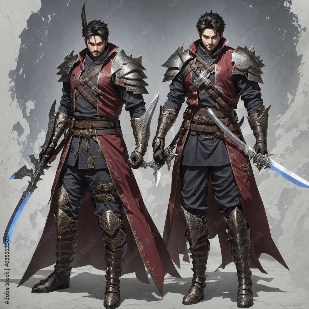 portrayed as a skilled and powerful demon hunter who wields a large ...