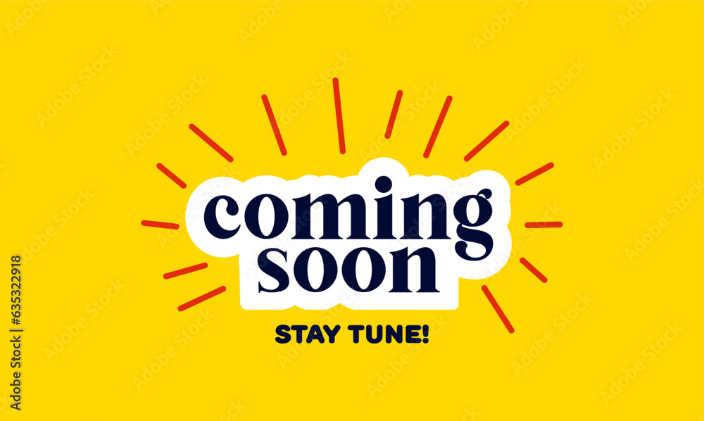 coming soon vector template post icon for social media background ...