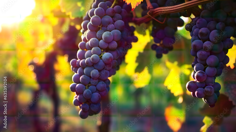 Grapes Galore: A Bountiful Display of Freshness in the Vineyard Stock ...