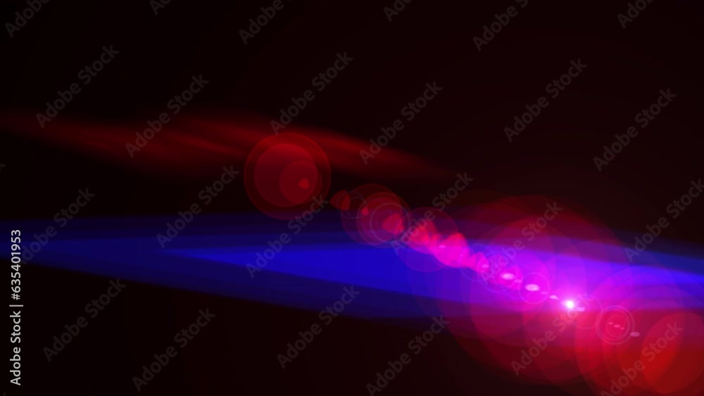 Abstract animated multi-colored background, flickering particles ...
