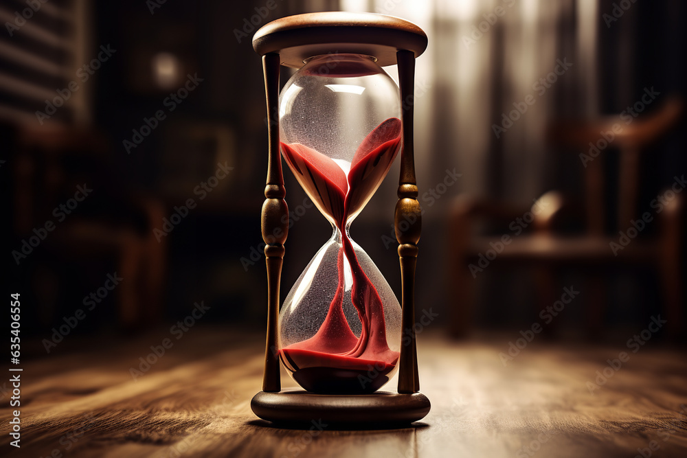 Time and life intricately connected in a surreal visualization, where ...