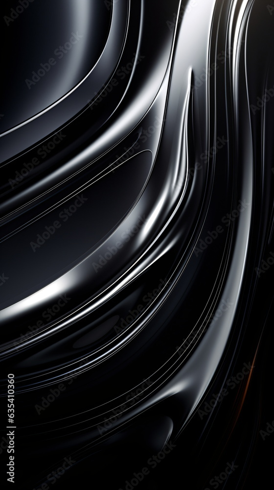 Luxurious big wave abstract lubricants background with black glowing ...