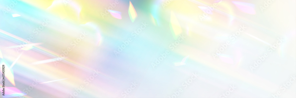 Transparent dreamy aura background, rainbow ethereal light prism effect ...