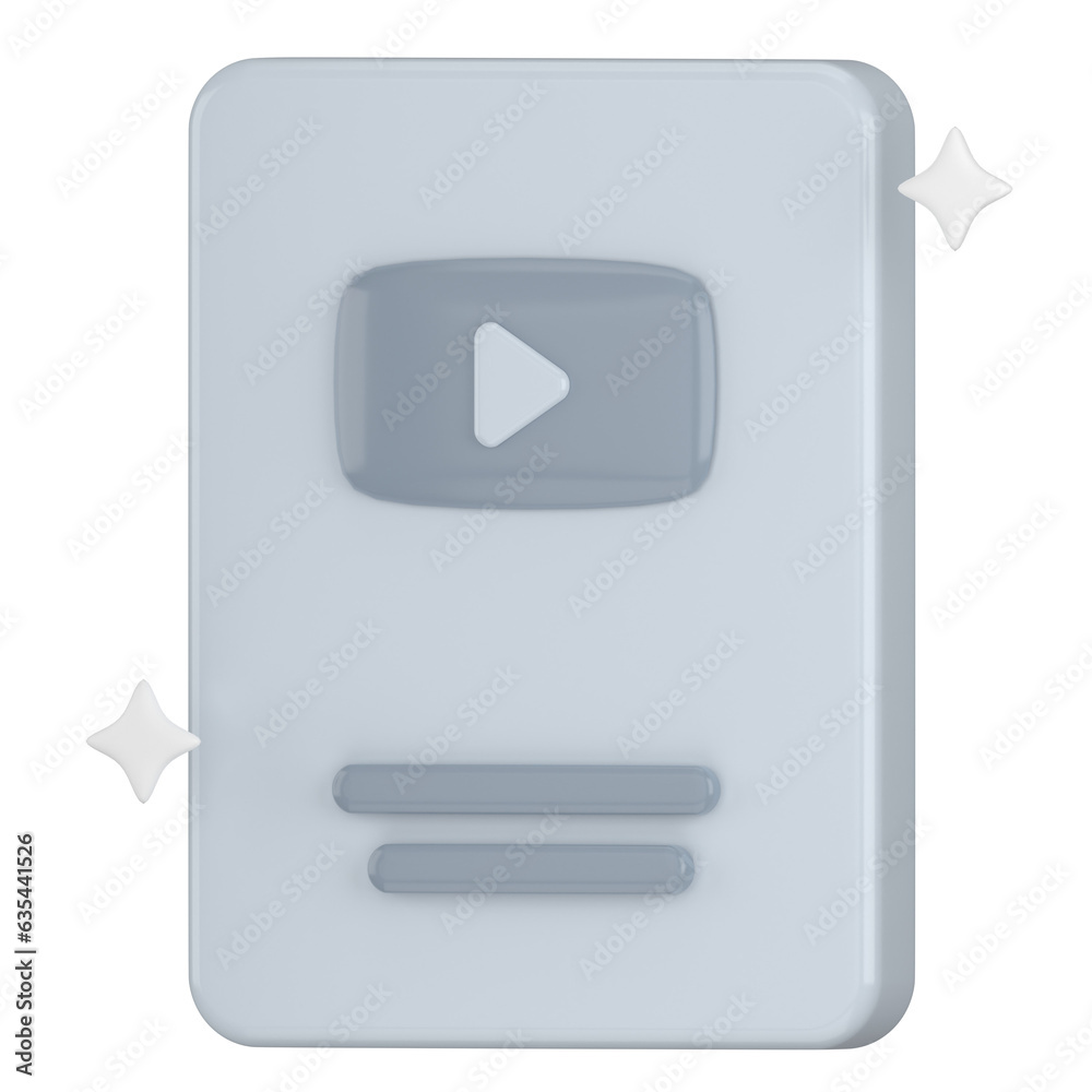 Youtube play button for reward and achievement symbol Stock ...