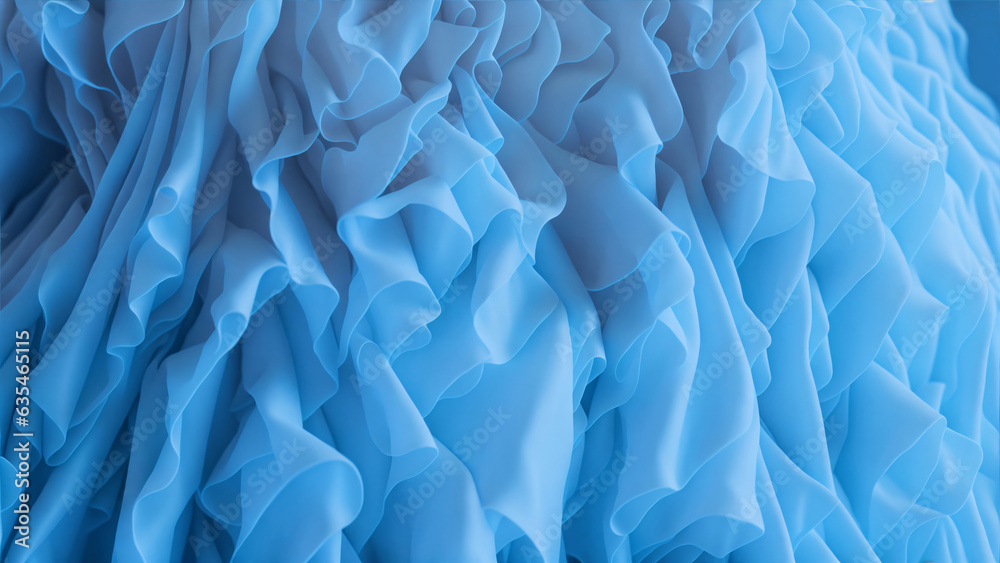 Light Blue Silk Ruffles, Texture Background Stock Photo | Adobe Stock