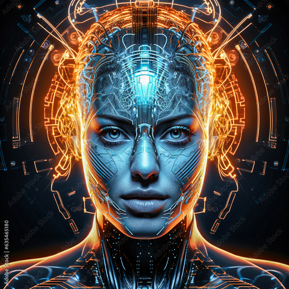 Artificial Intelligence (AI) concept for landing page. Artificial ... Artificial Intelligence (AI) concept for landing page. Artificial ...