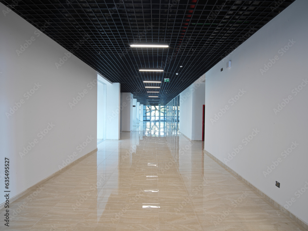 empty hall. photoshoot of the interior of a corporate building ...