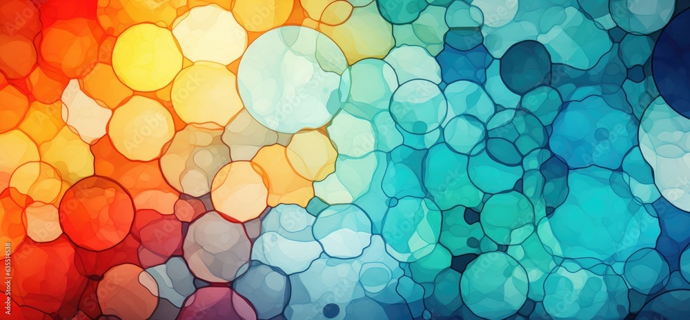 ABSTRACT OVERLAPPING IRREGULAR SHAPES. Emotional pattern, Colorful ...