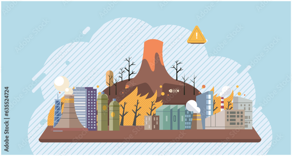 Industries that create pollution and cities that affected by pollution ...