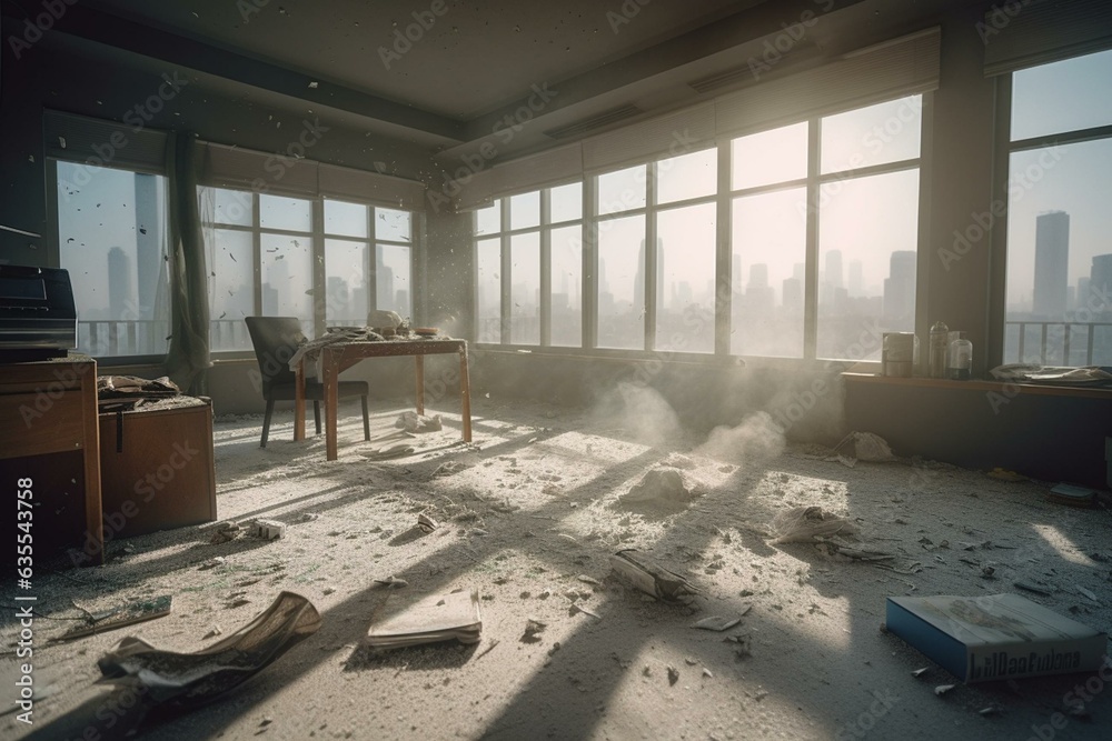 Visualization of indoor pollutants impacting air quality and causing ...