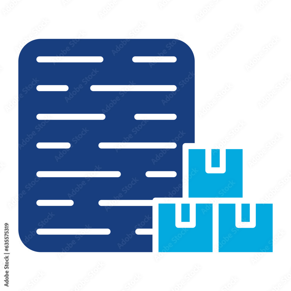 Warehouse Management System Icon Stock Vector | Adobe Stock