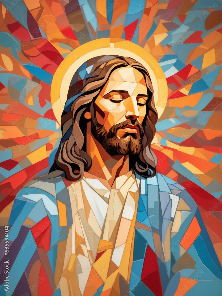 Jesus Christ Savior. Portrait, Christianity. Prayerful gaze into heaven ...