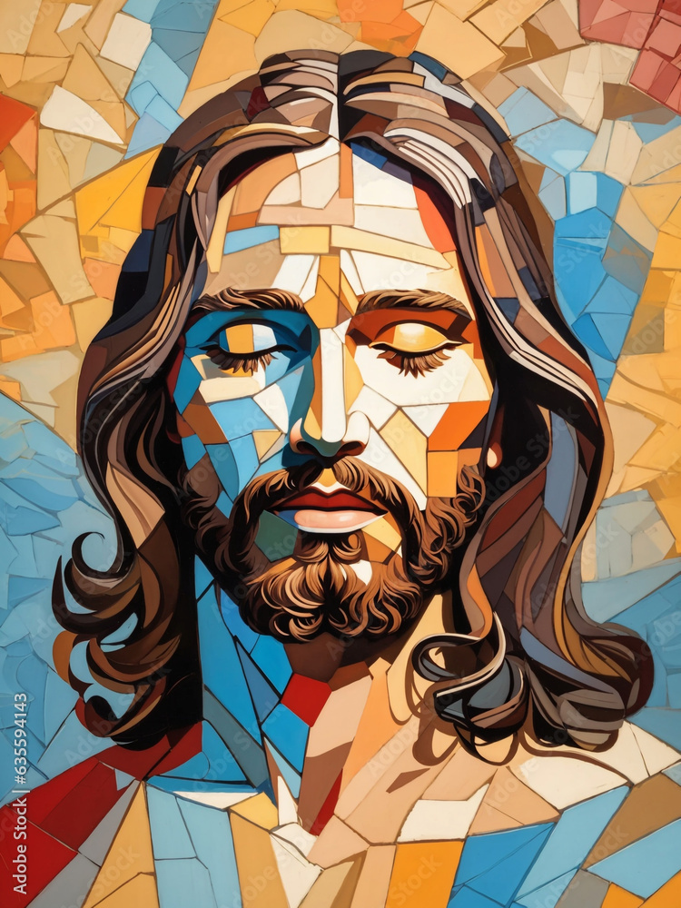 Jesus Christ Savior. Portrait, Christianity. Prayerful gaze into heaven ...
