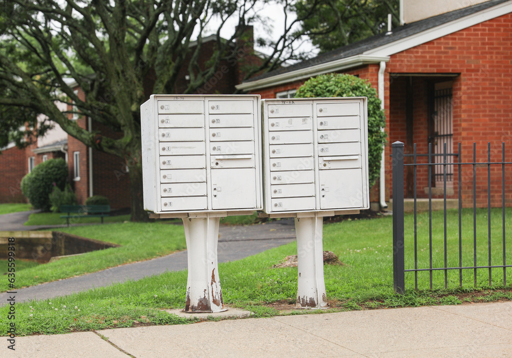 mailbox stands as a portal of connection, bridging distances and ...