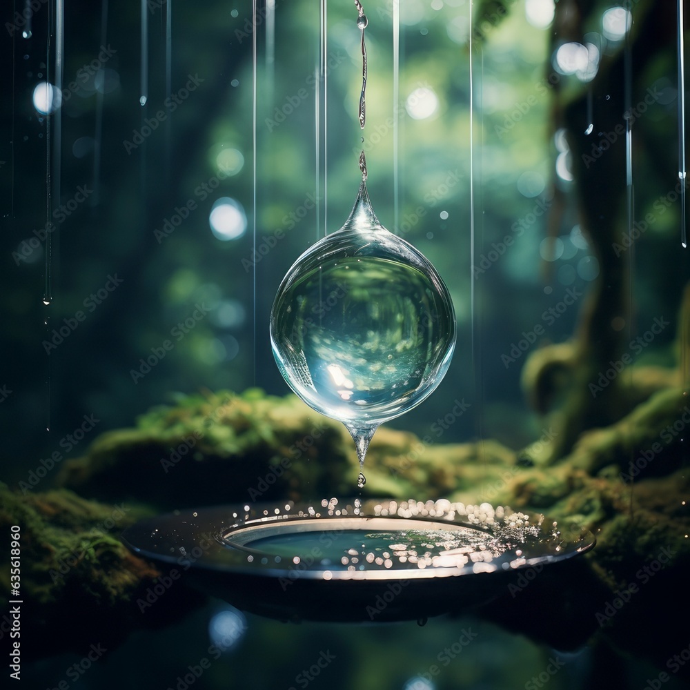 Every drop of water is important, it emphasizes the importance of ...