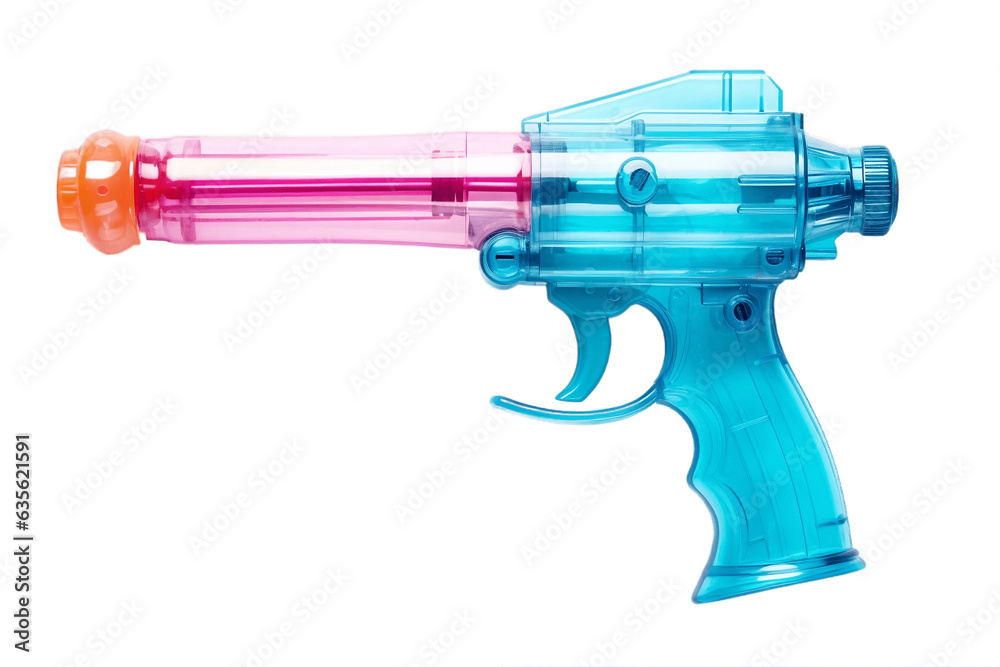 Water Gun Isolated on Transparent Background. AI Stock Illustration ...