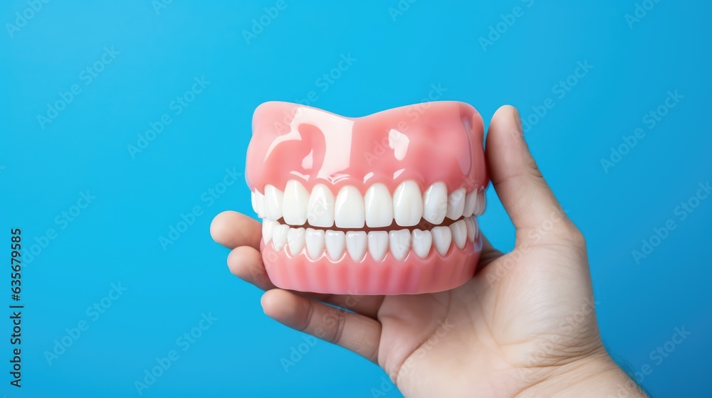 National Teeth Day, protect teeth, care for dental health Stock Photo ...
