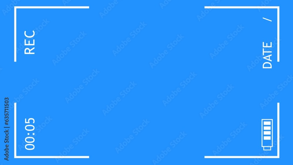 Camera mobile recording screen overlay animation with chroma key. DSLR ...