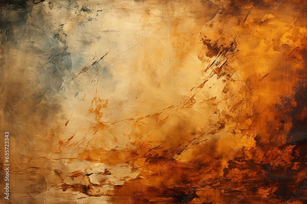 Tea-Stained Elegance Paper Texture in Warm Amber, Classic style ...