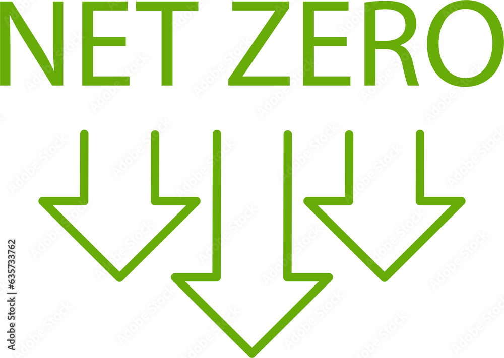 net zero carbon footprint icon emissions free no atmosphere pollution ...