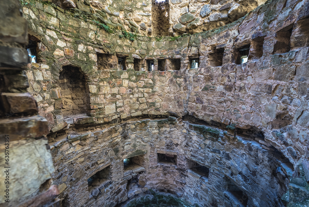 Foto Stock Tower of Ananuri Castle castle complex on the Aragvi River ...
