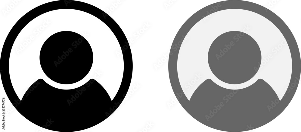 Generic Anonymous Social Media Web User Account Profile Avatar Image ...