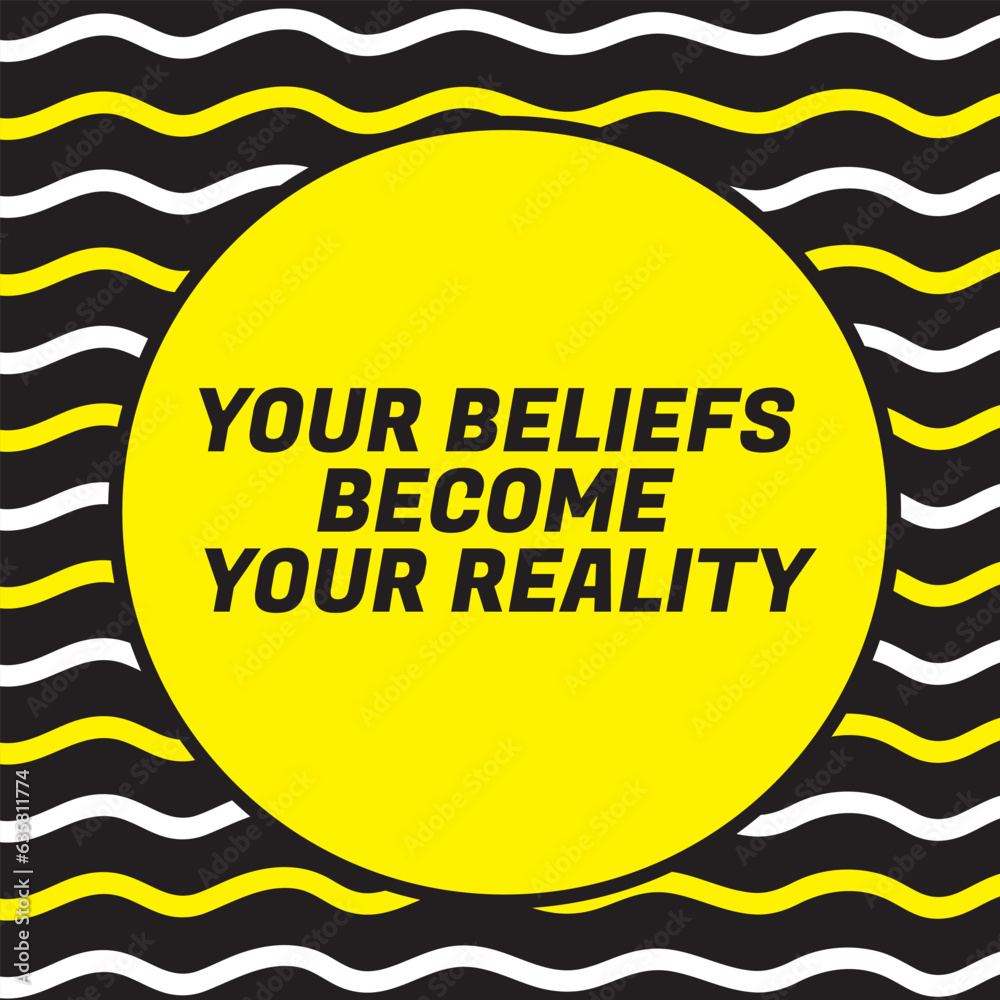 Beliefs Positive Affirmations. Inspirational Manifestation Quote ...