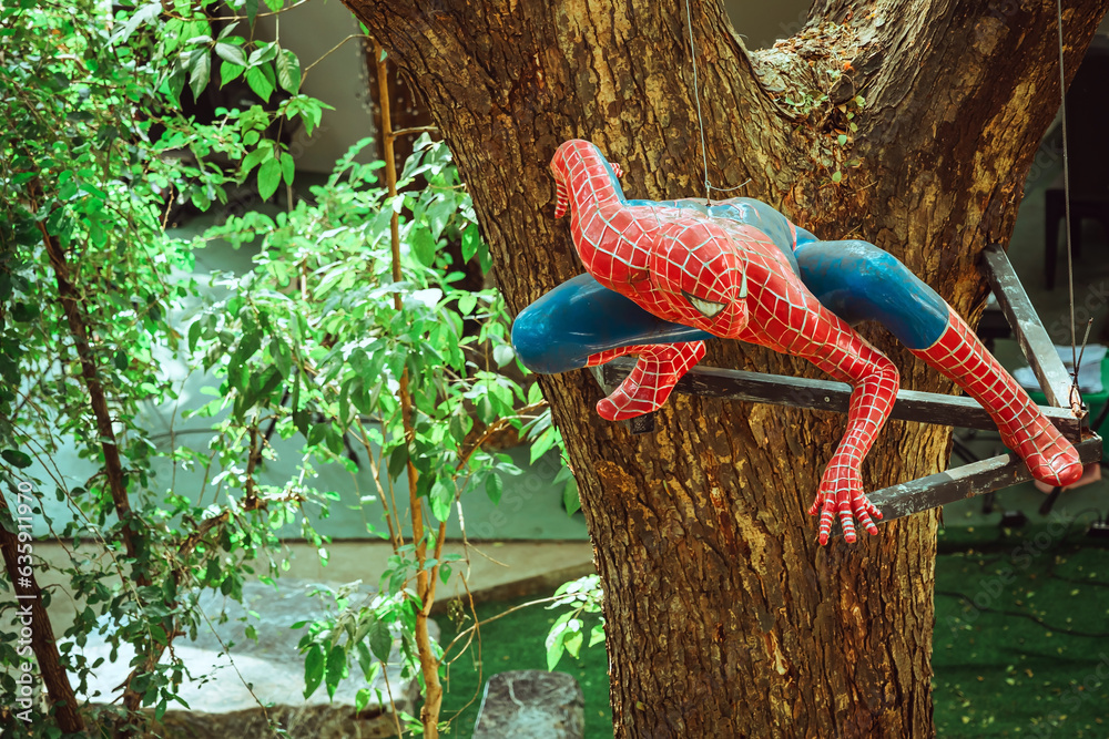 RATCHABURI -THAILAND,DECEMBER 31 ,2022 : A beautiful statue of ...