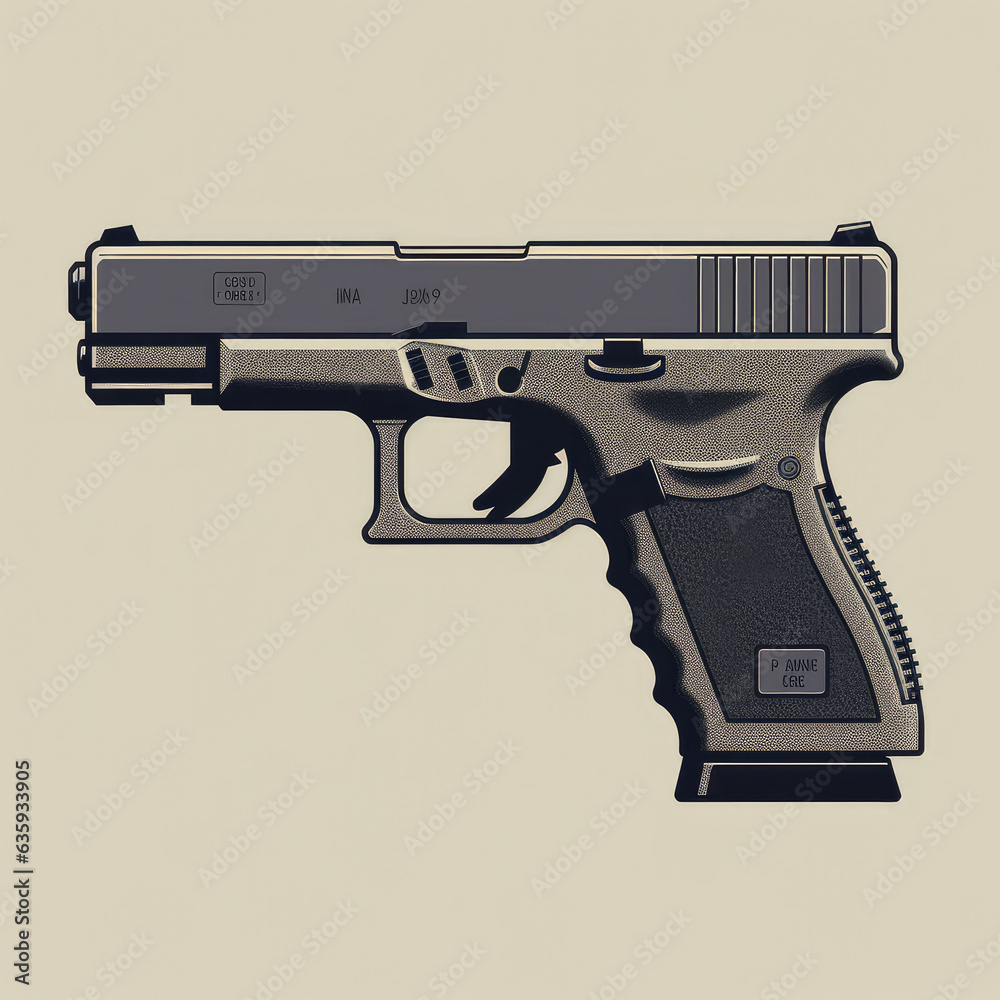 Glock Vektor Pistol Vector Art, Icons, And Graphics For Free Download