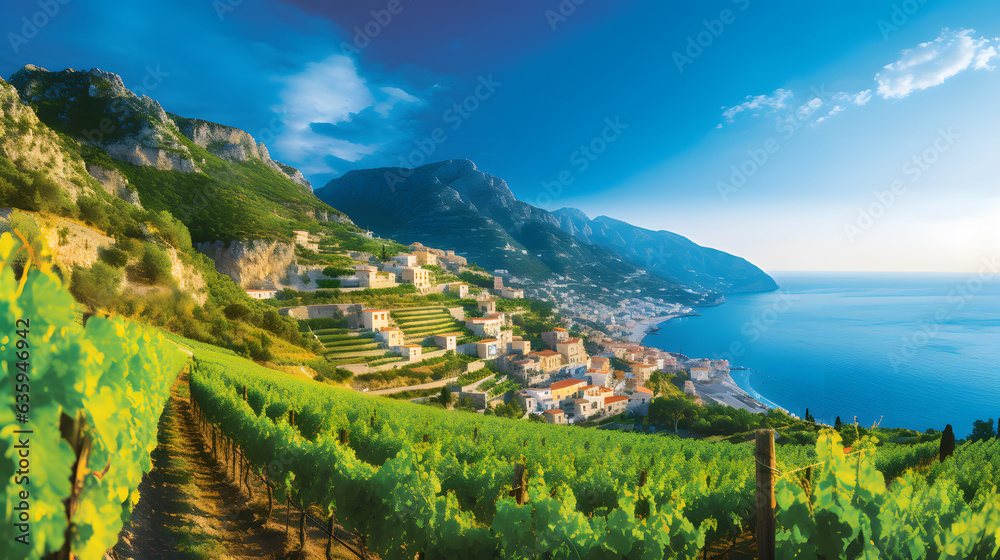 Witness the beauty of the Mediterranean landscape with this awe ...