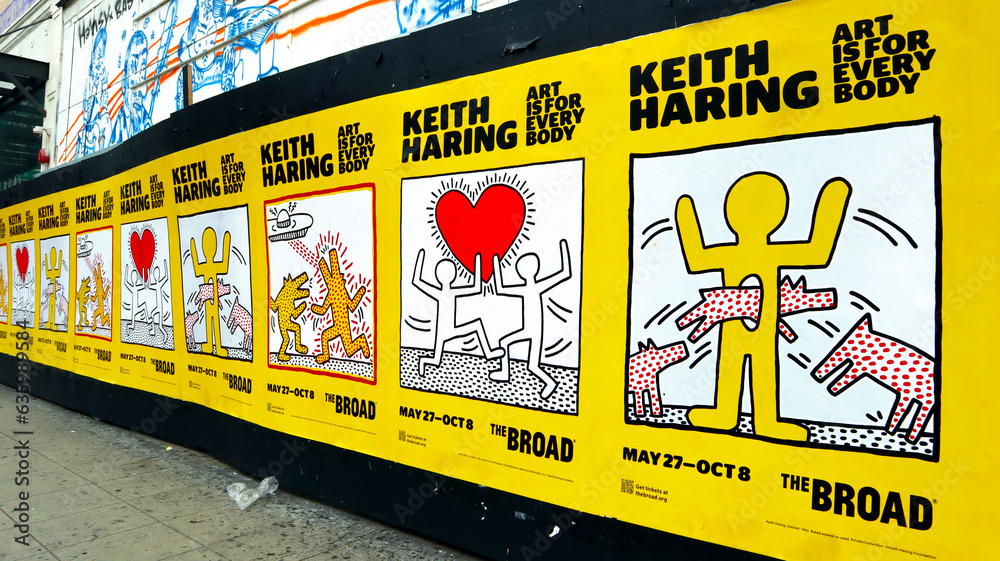 Los Angeles, California: KEITH HARING Posters to presents the first ...